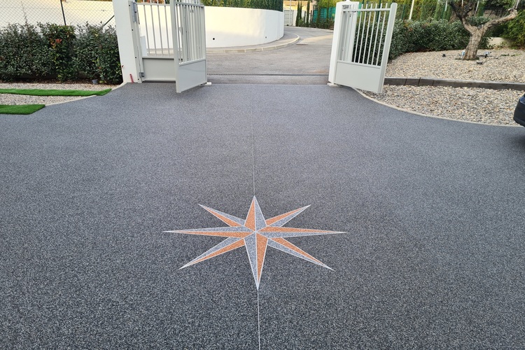 Sol extérieur résistant et carrossable - Allée carrossable - Home Résine